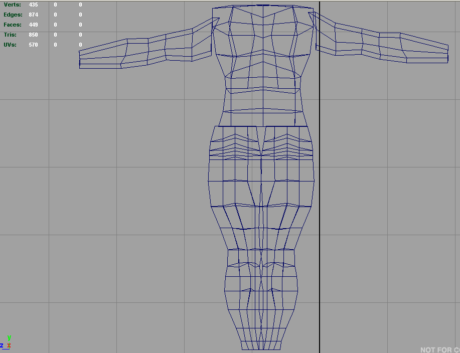 First attempt at low poly character modeling — polycount